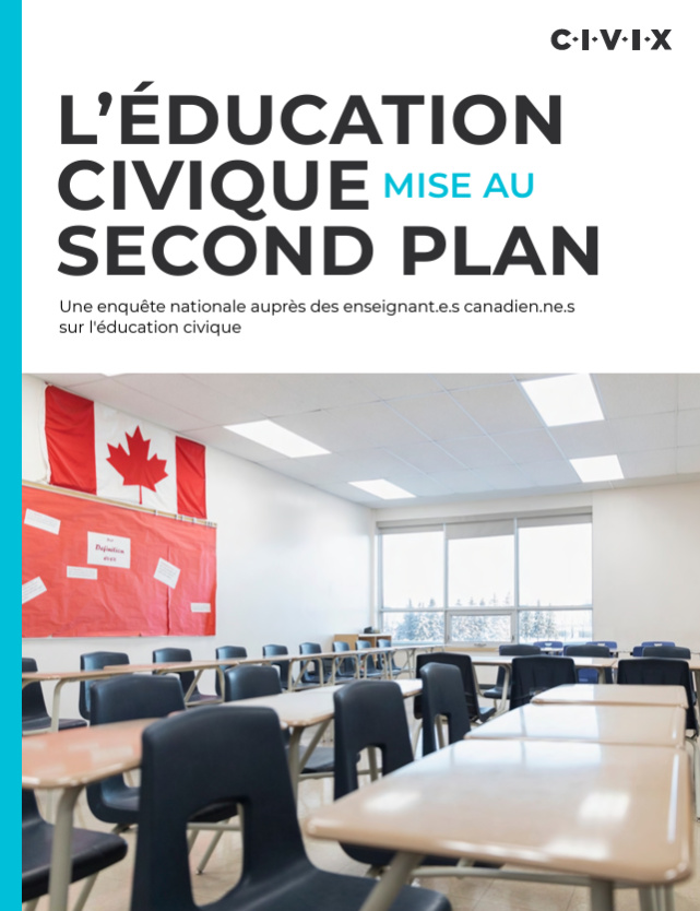 Un nouveau rapport de CIVIX révèle que l’éducation civique est ...